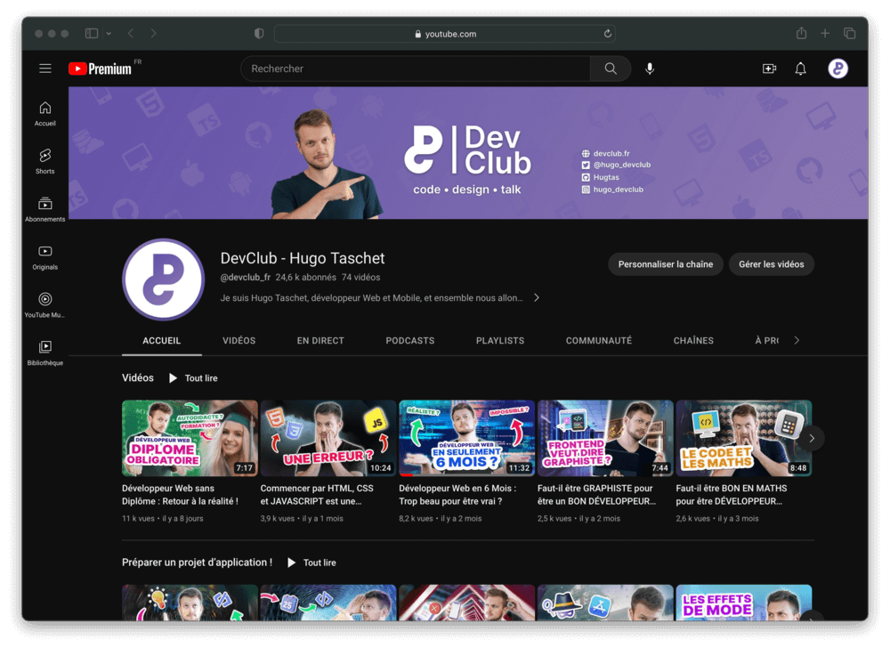 Dev Club - Annuaire des membres